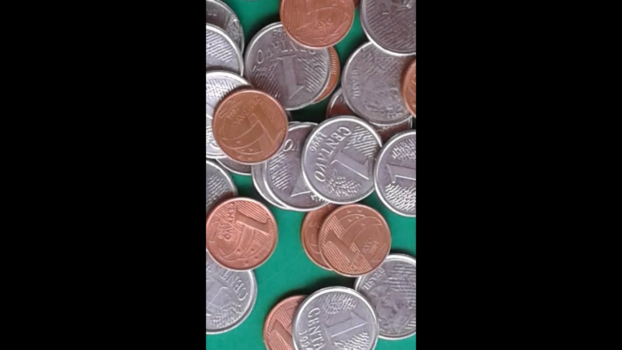 Coleção completa de moedas de um centavo do real - YouTube