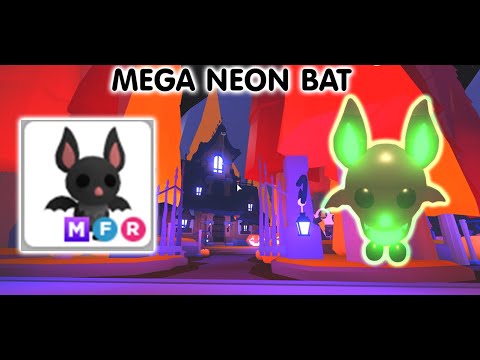 MEGA NEON BAT - ADOPT ME - ROBLOX - YouTube