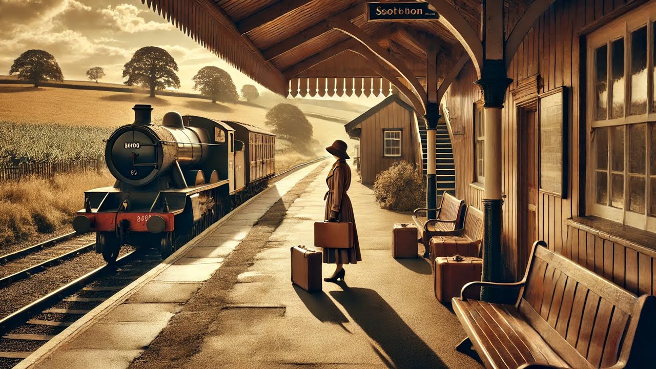 Classic Oldies Echoing in the Train Station | Relaxing Classic Jazz ...