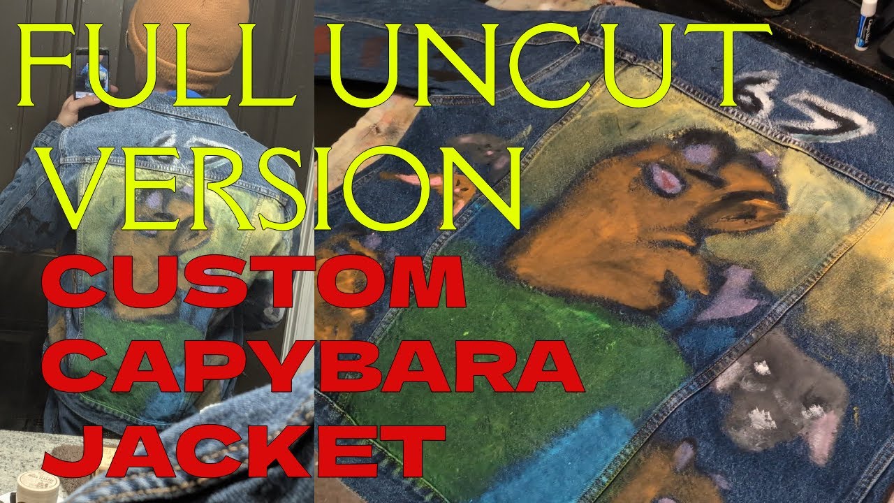 Creating a Custom Jean Jacket with my Family FULL UNCUT - YouTube