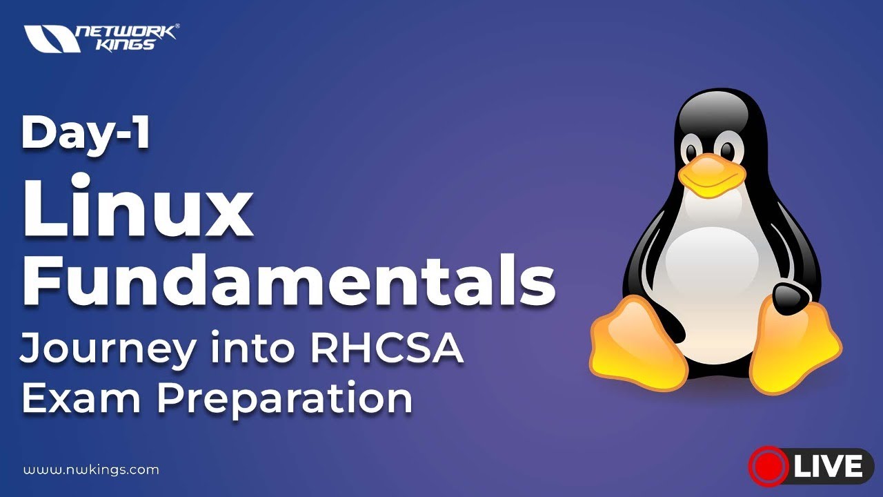Linux Fundamentals: Day 1 Journey into RHCSA Exam Preparation - YouTube