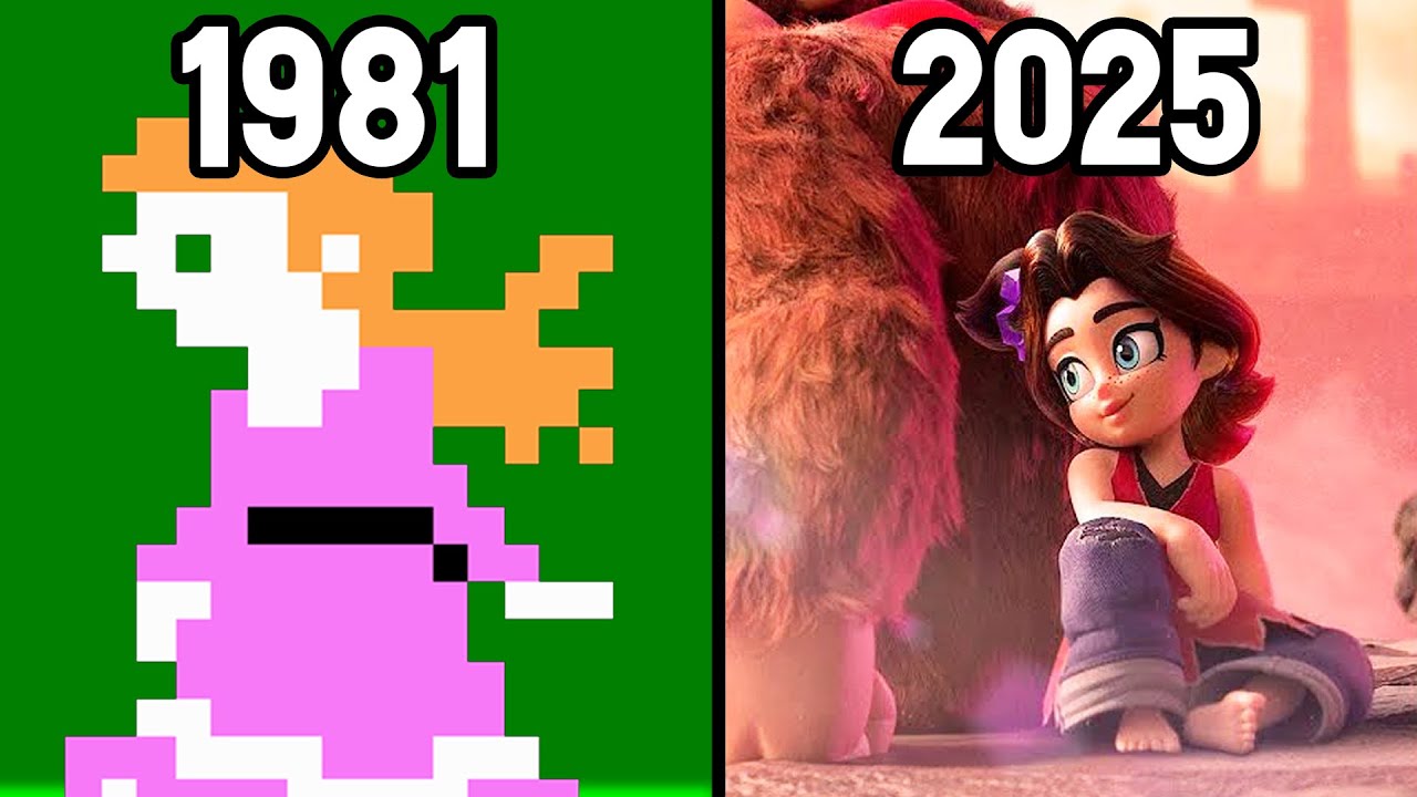 Evolution of Pauline in Super Mario Games (1981 - 2025) 4K - YouTube