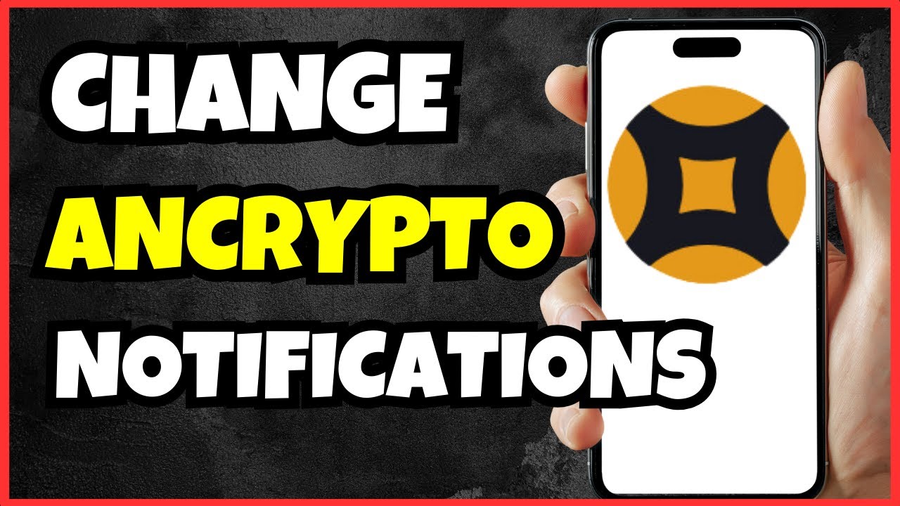 How to Enable Disable Notifications in AnCrypto | Updated Guide - YouTube