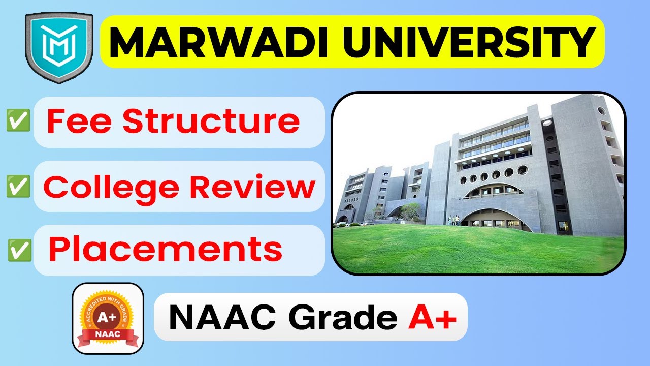 Marwadi University, Rajkot Gujarat - Fees Structure, Placements ...