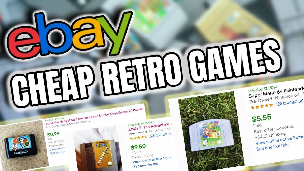 How to Score Cheap Video Games on eBay! - YouTube