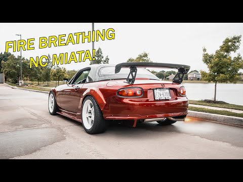 SIMPLE NC Miata Exhaust Hack: Shoot Flames and INSANE Noise! - YouTube
