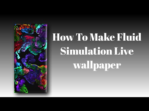 How To Make Fluid Simulation Live Wallpaper/Apps Introduction - YouTube