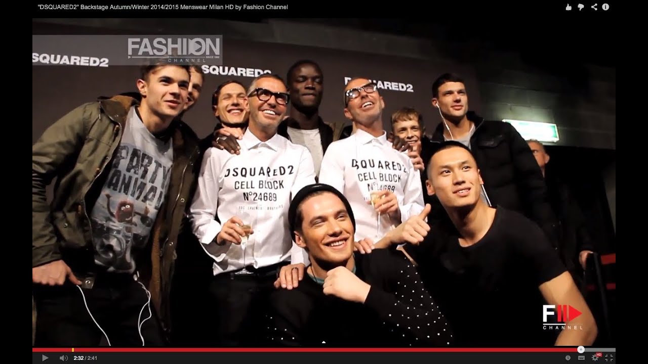 "DSQUARED2" Backstage Autumn Winter 2014 2015 Menswear Milan HD by ...