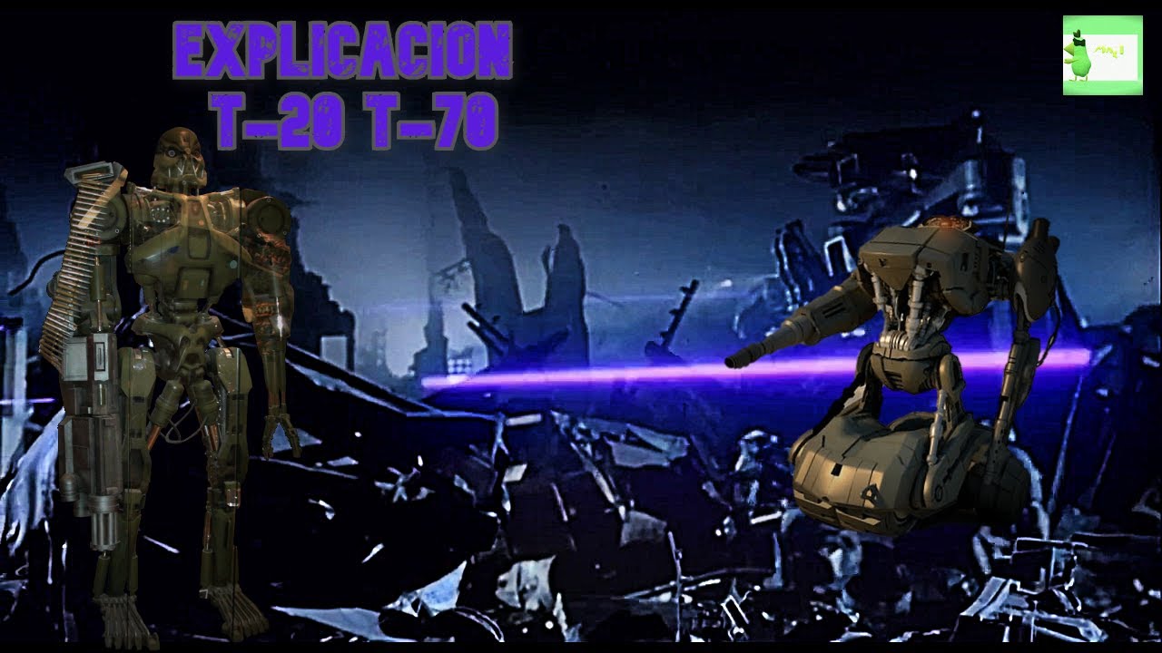 Explicación / terminator t-20 y t-70 / - YouTube