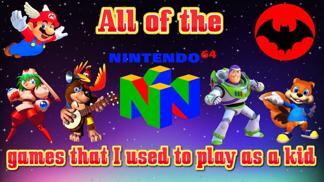 All of The Nintendo 64 Games That I Played as a Kid - YouTube