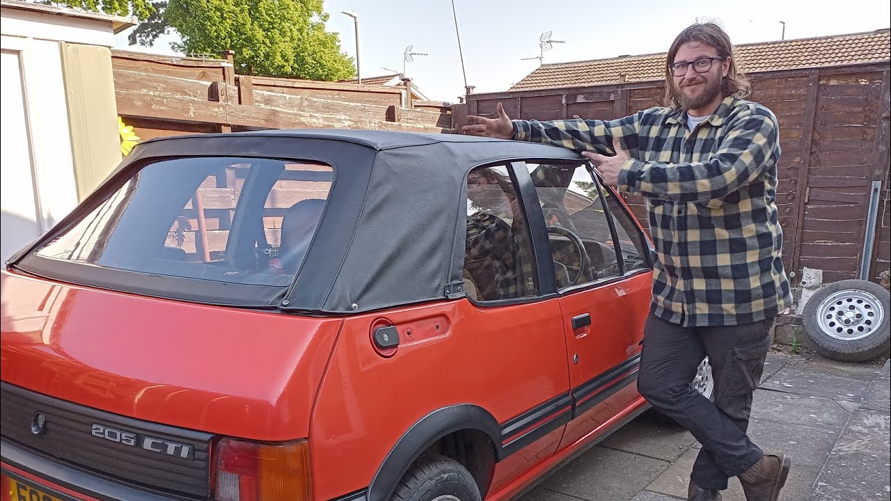Roof fitting? Completed it mate. Peugeot 205 Cti show and tell update ...