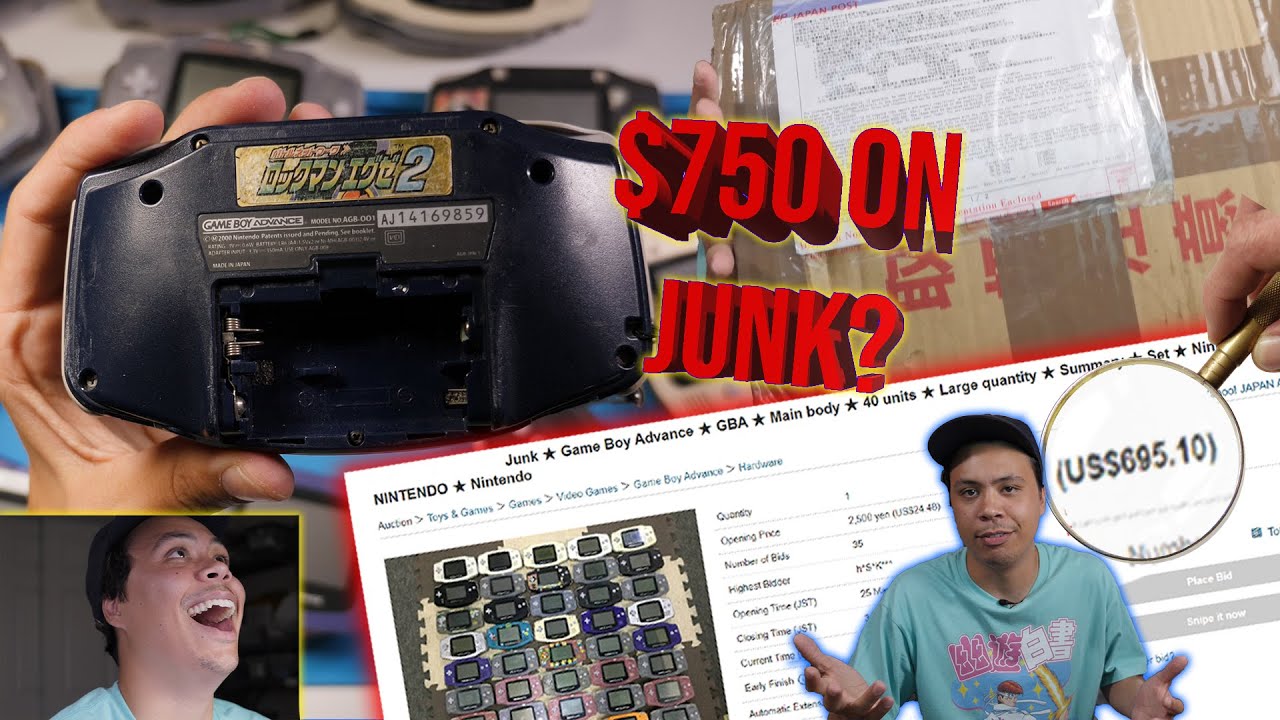 I bought 40 JUNK Gameboys from Japan... - YouTube