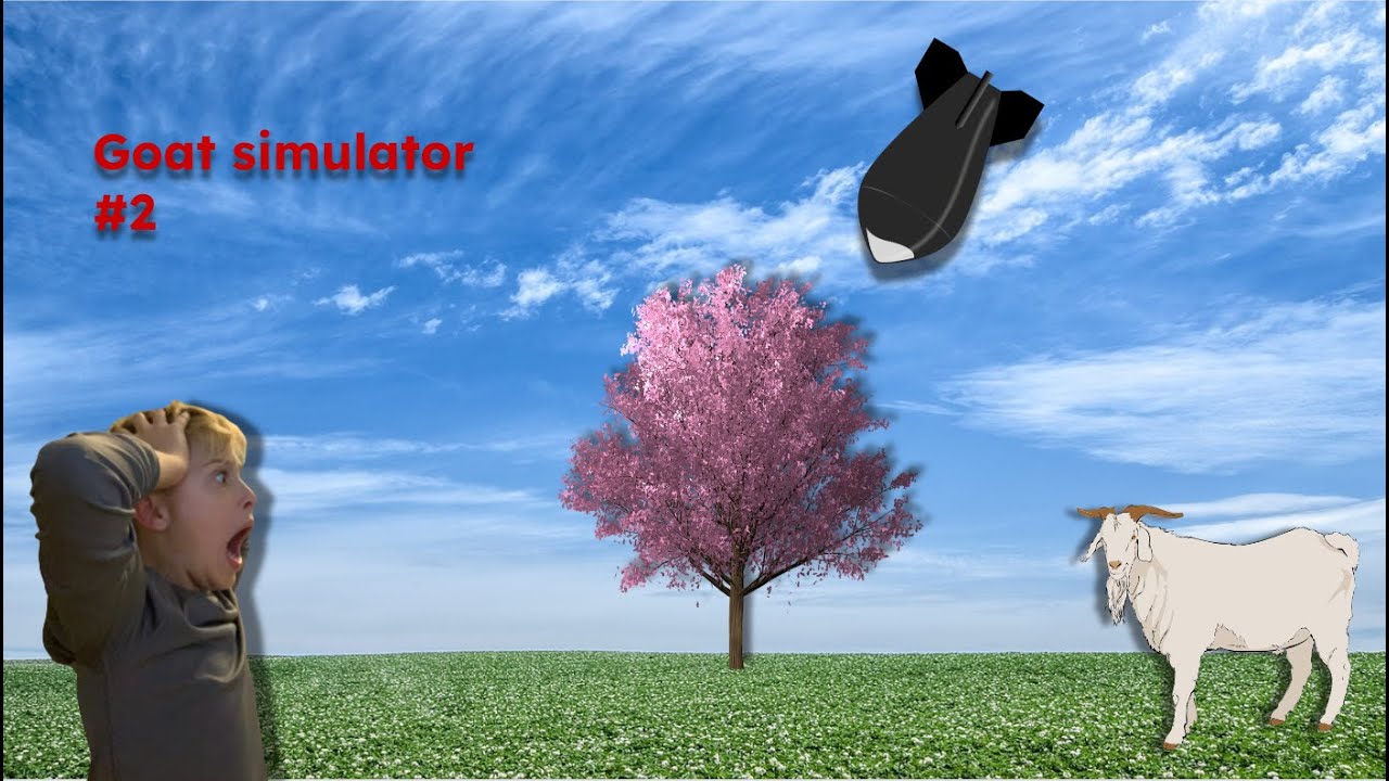 THERES A NUKE IN GOAT SIMULATOR WAT - YouTube