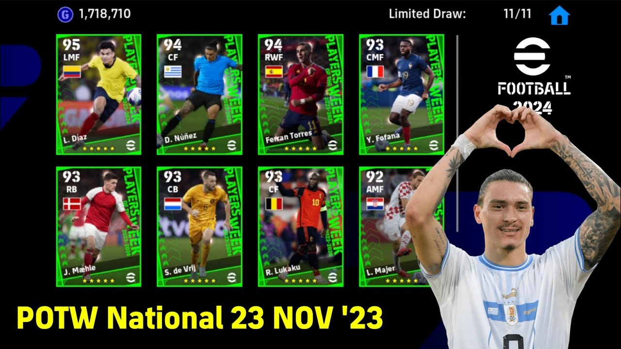 POTW National Card Pack Opening | Darwin Nunez Uruguay Card is Here 😍🤩 ...