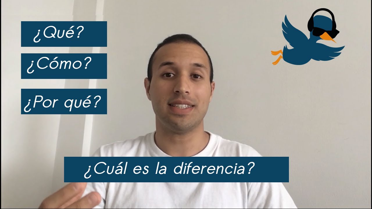 ¿Qué? ¿Cómo? ¿Por qué? ¿Cuál e la diferencia? - Aprende a hablar ...