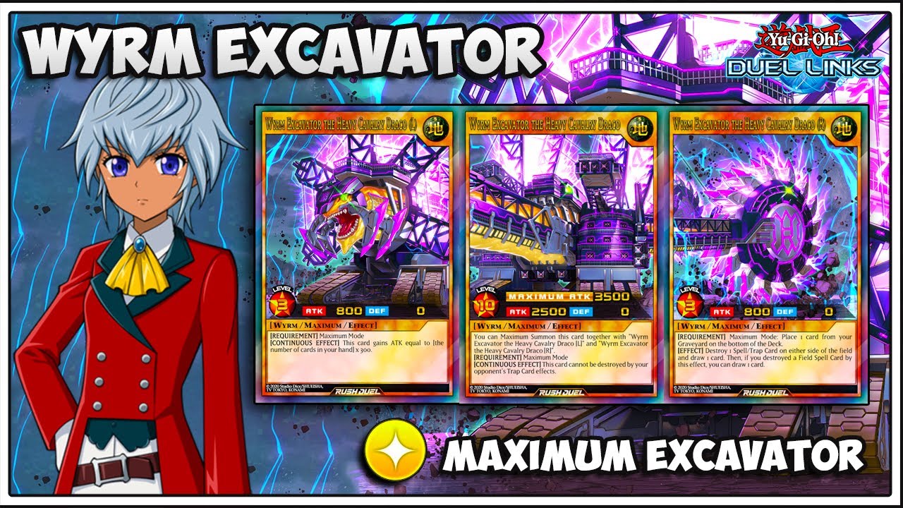 Wyrm Excavator the Heavy Cavalry Draco | Heavy Strike Excavator [ Yu-Gi ...