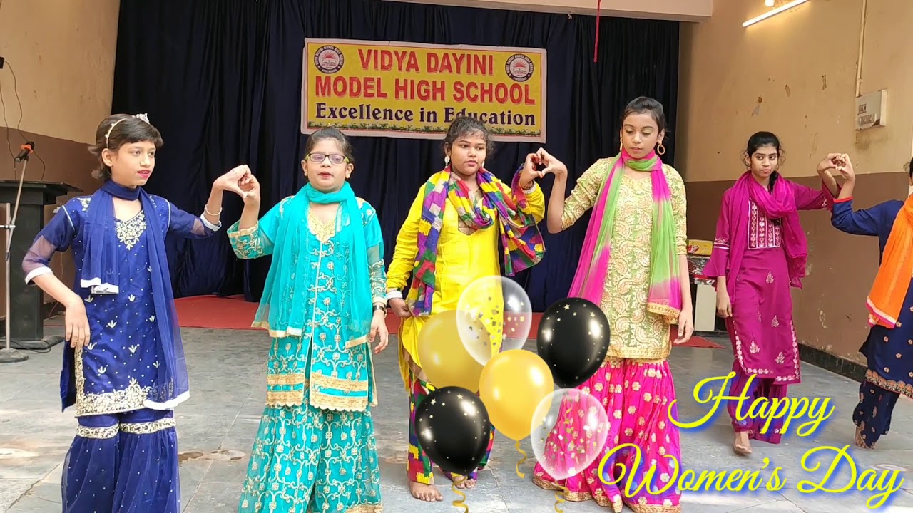 WOMEN'S DAY VIDYA DAYINI MODEL HIGH SCHOOL 2020 - YouTube