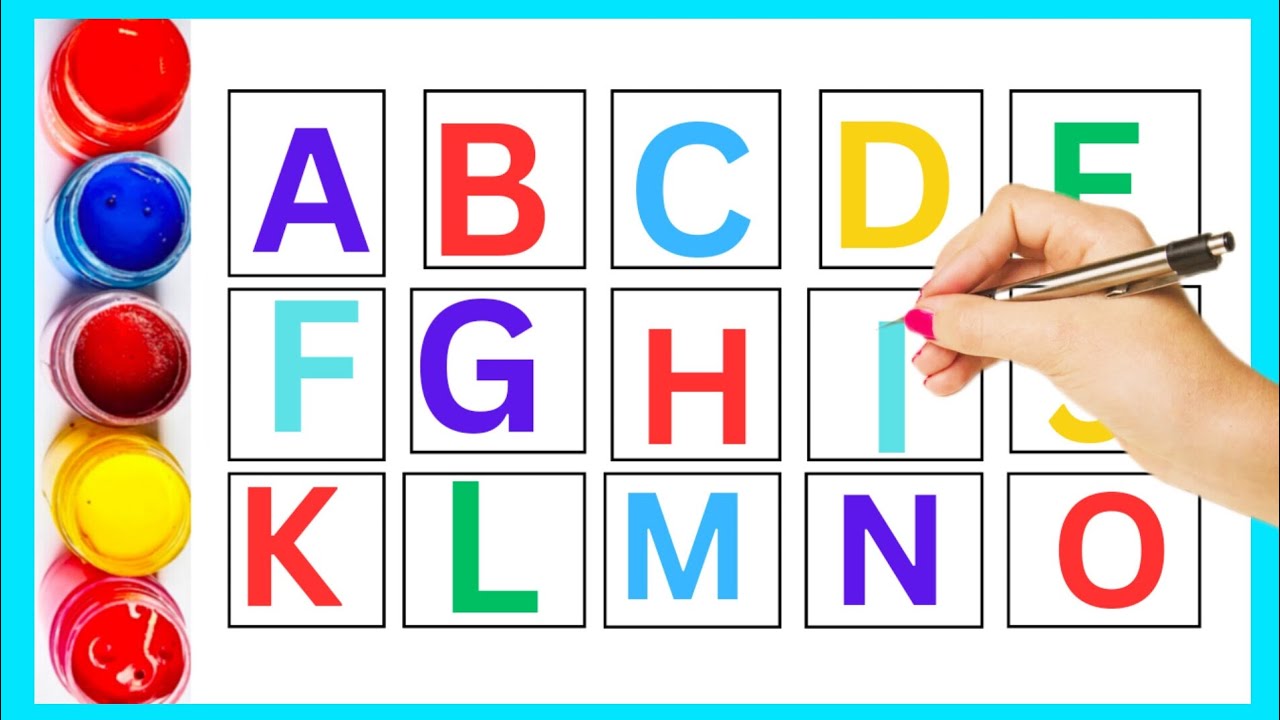 ABC for Kids | How to write the alphabet | Learn the alphabet A by ...