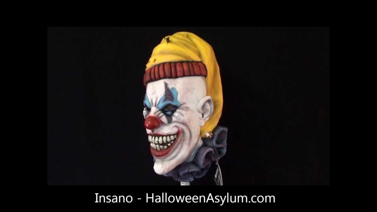 Insano Mask - HalloweenAsylum.com - YouTube