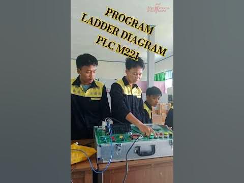Penerapan Program Ladder Diagram fungsi Counter dan timer pada PLC M221 #plc #ladderdiagram ...