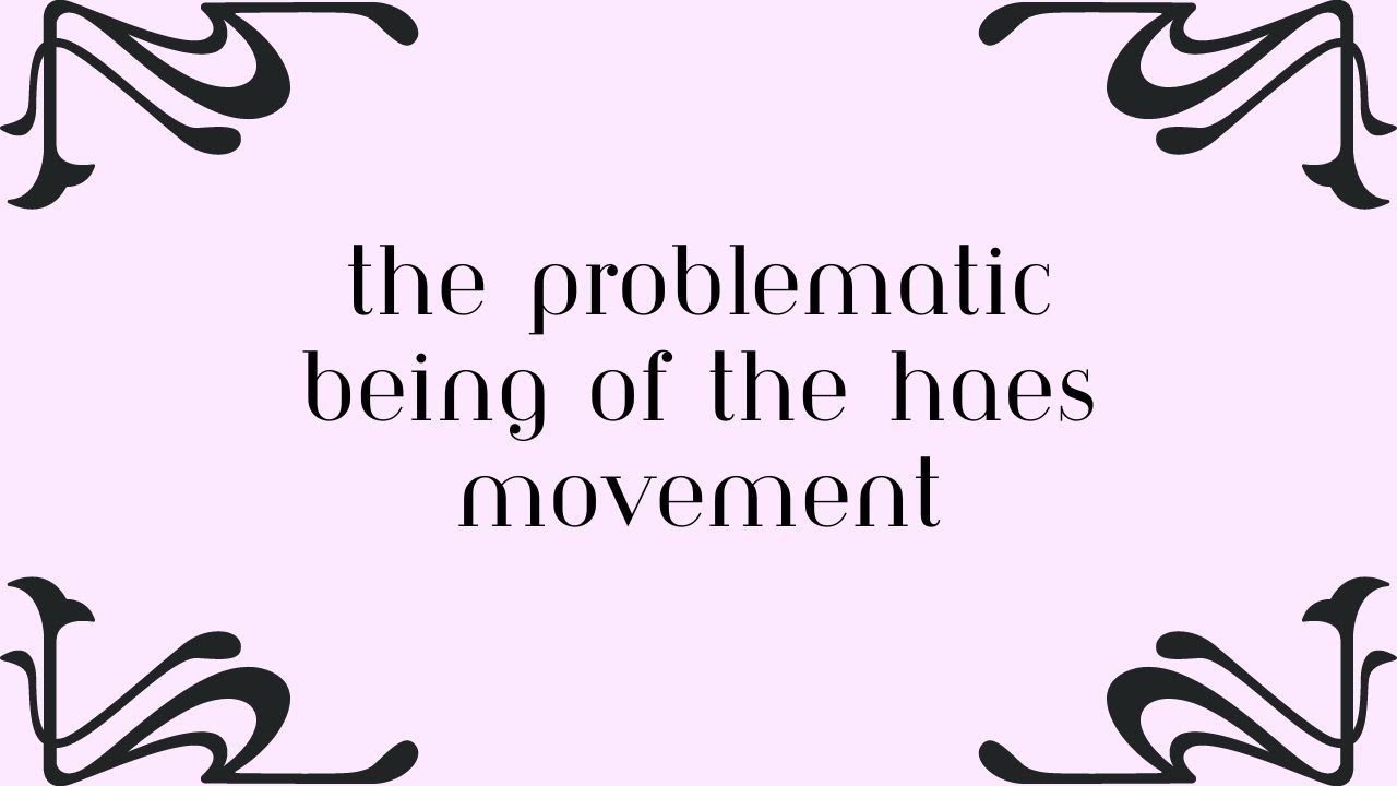 The problematic being of the HAES movement. - YouTube