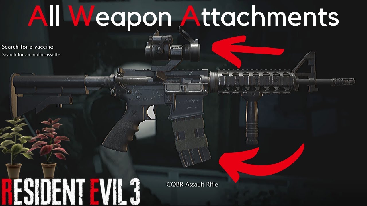 All Weapon Parts(and how to find them)| Guide | Resident Evil 3 Remake ...