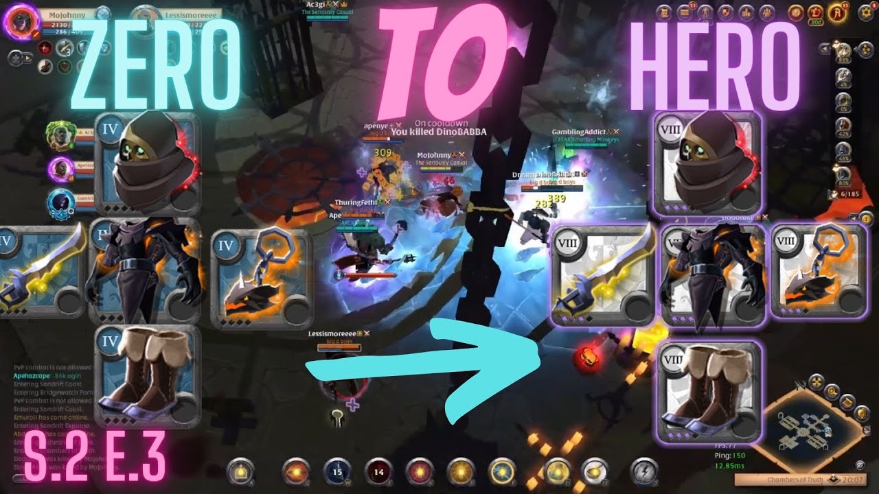 Zero to Hero S2E3 | Smallscape PvP | OFF META builds | Outnumbered ...