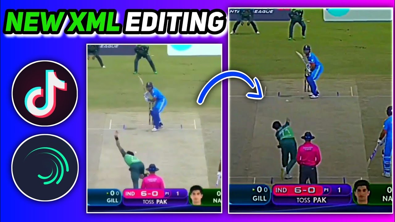 How to edit Cricket Short Video using XML File | Cricket Video Editing | Alight Motion Tutorial ...