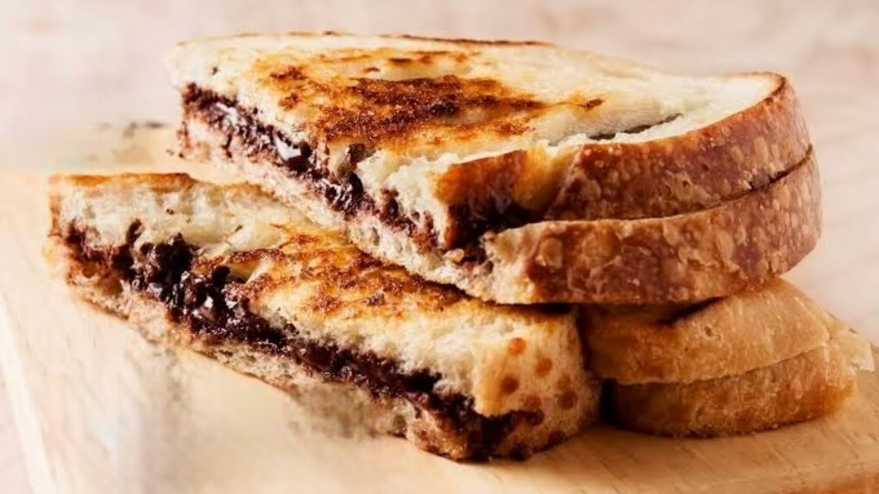 How to make chocolate milk bread sandwiches at home | Quick and ...