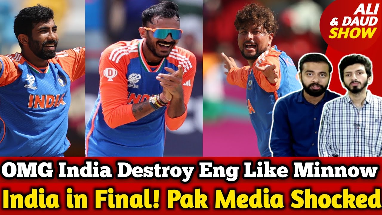 OMG India in Final! Pak Media Shocked | India Destroy Eng | IND v ENG ...