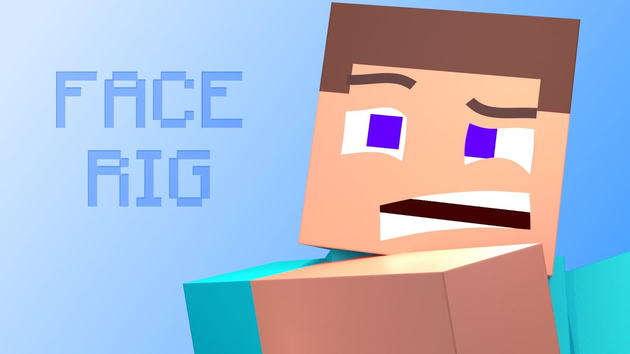 Rig Showcase - 2D Face Rig (Minecraft) - YouTube