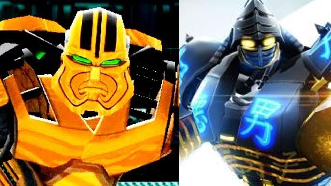 REAL STEEL WRB Zeus Gold VS Atom & Bluebot & Sarge & Aquabot & Bio War ...