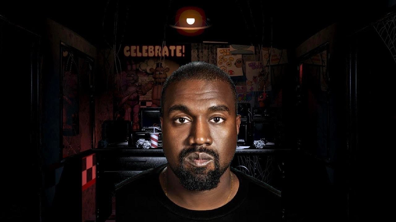 Kanye West raps the FNAF song (live on stage) - YouTube