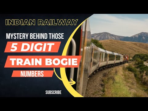 5 Digit Train Bogie Numbers | Indian Railway | Train Bogie Ke Numbers ...