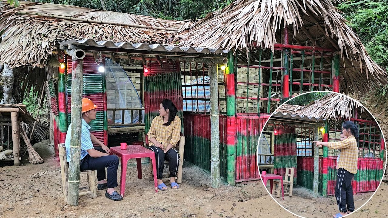 CEO Vuong and Tieu Nhu happily repainted the house together to make it ...