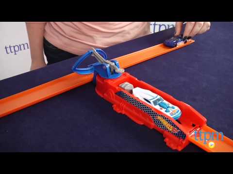 Hot Wheels Track Builder Side Shot Launcher from Mattel - YouTube
