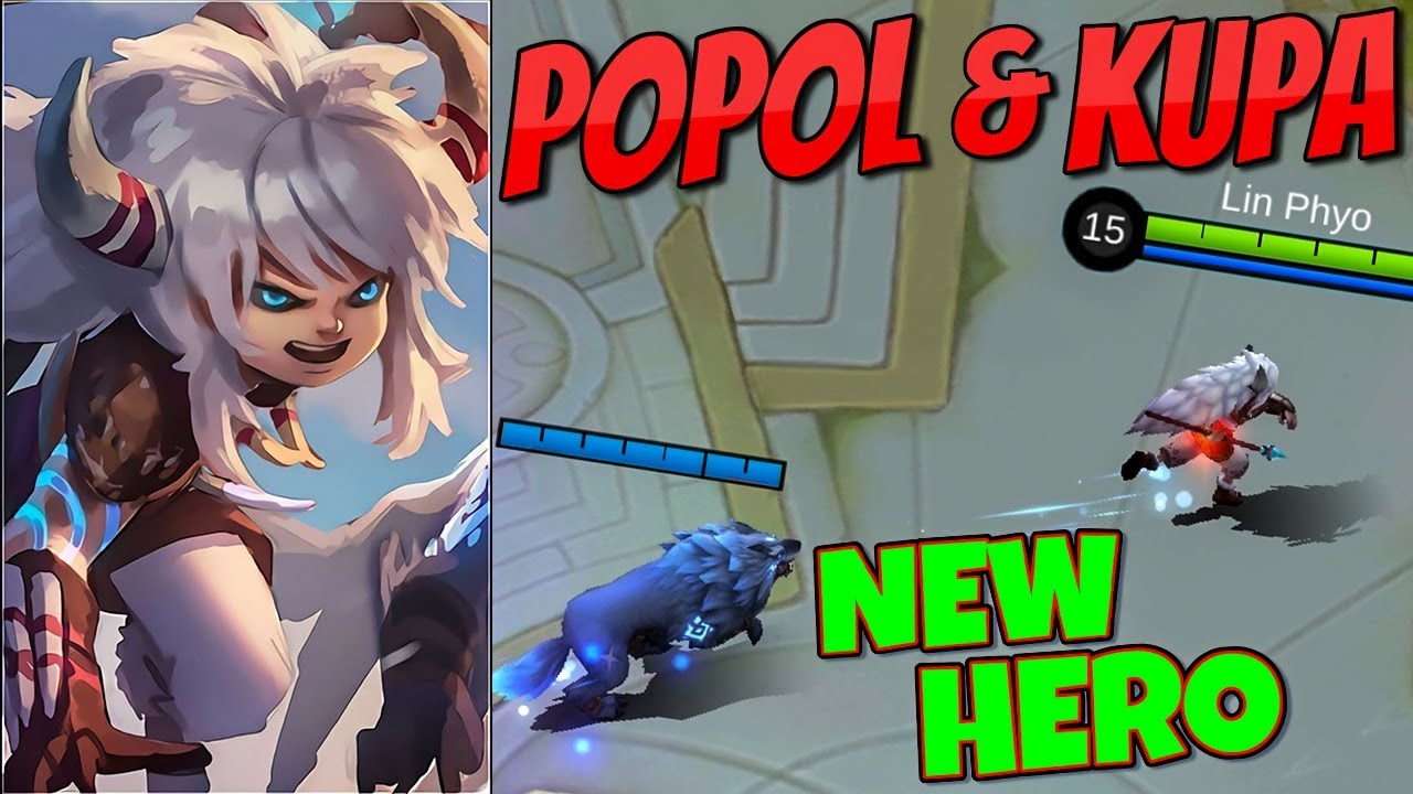 New Hero Popol and Kupa Gameplay Mobile Legends Build Skill Guide ...