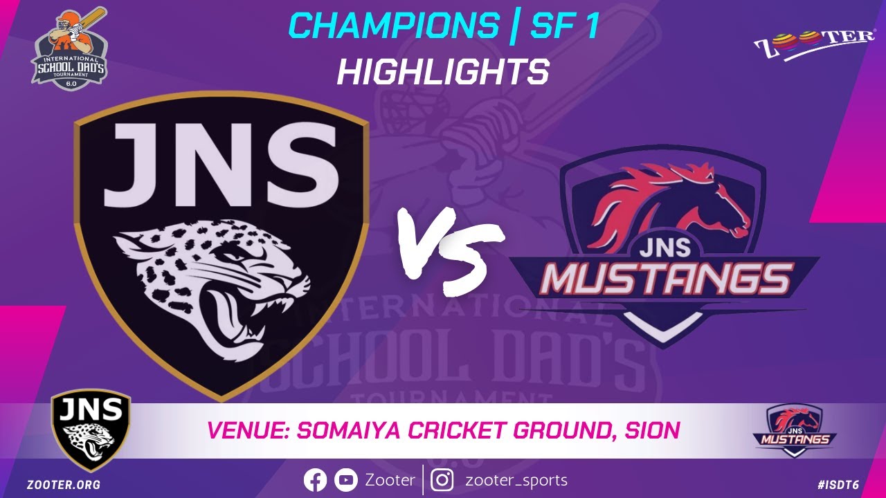 HIGHLIGHTS | JNS JAGUARS VS JNS MUSTANGS | CHAMPIONS SF 1 ...