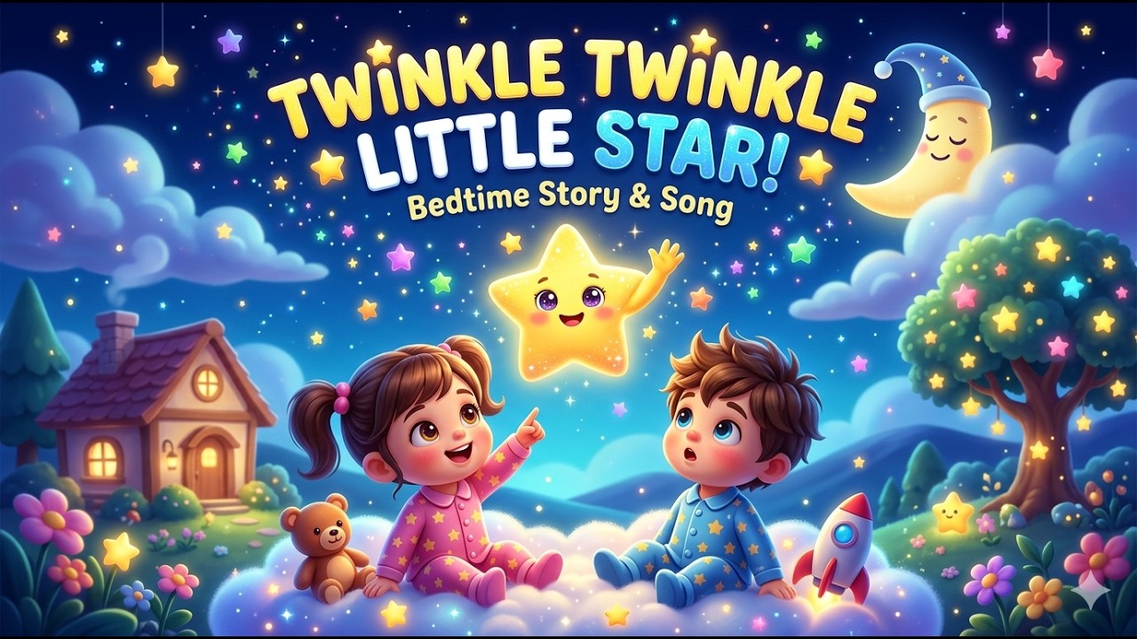 Twinkle Twinkle Little Star | 3D Kids Animation | Nursery Rhyme ⭐ - YouTube