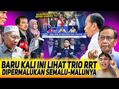 TELAN FAKTA‼️SIBUK CARI ‘JALAN T1KUS’ TRIO RRT DIB4NTAI MAHFUD MD😱RIZAL FADILLAH NG4MUK2 GAK JELAS🤣