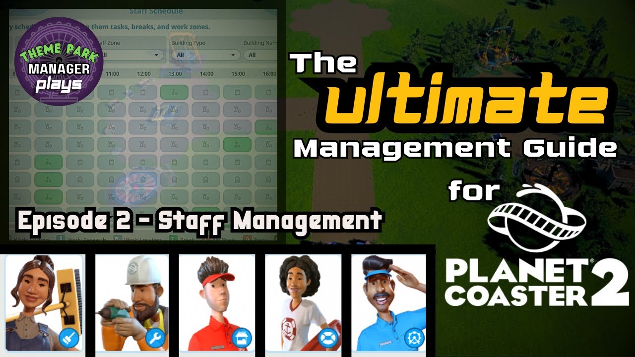 Ultimate Management Guide - Planet Coaster 2 - Episode 2 - YouTube