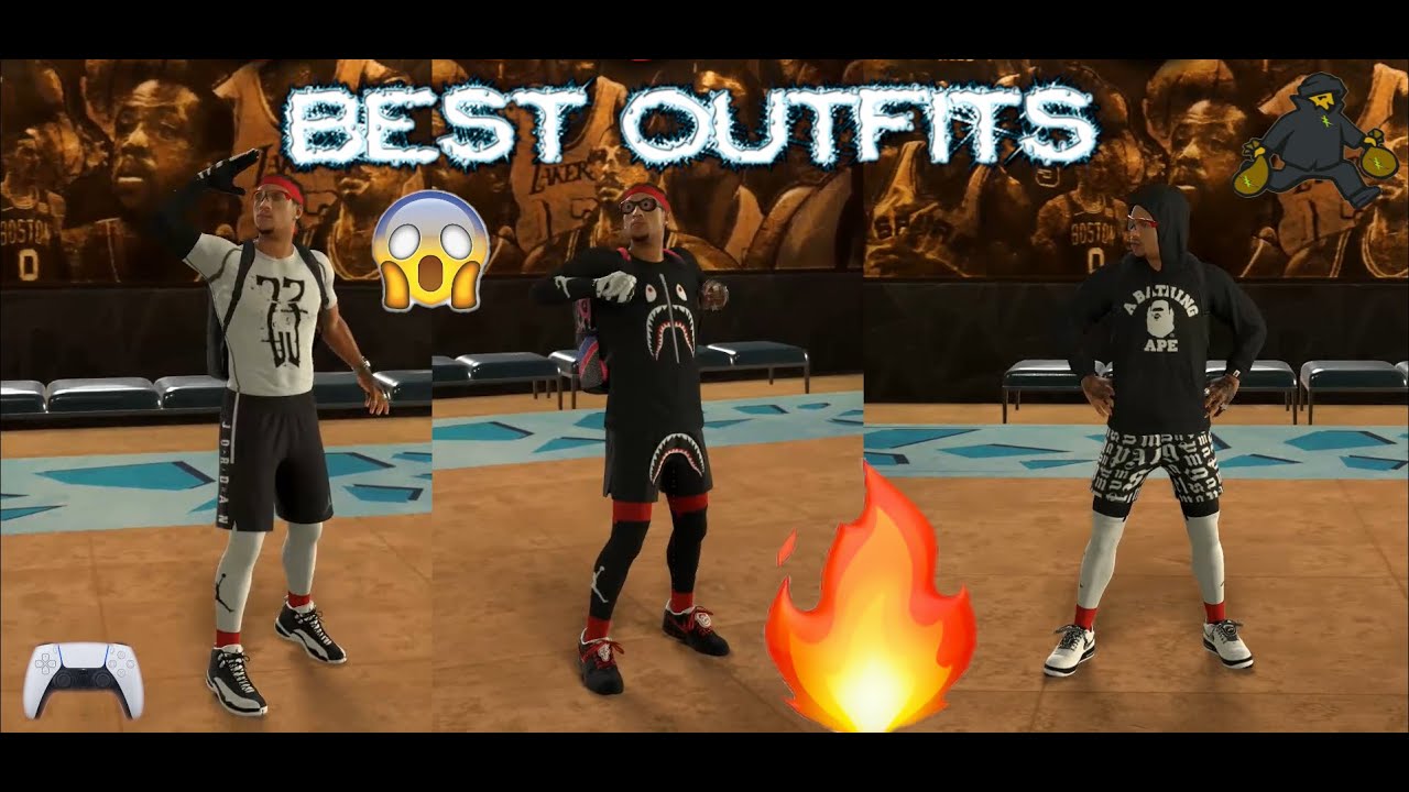 *NEW* 💰 BEST OUTFITS IN NBA 2K21 💧 BEST 2K COMP STAGE OUTFIT DRIP YOU ...
