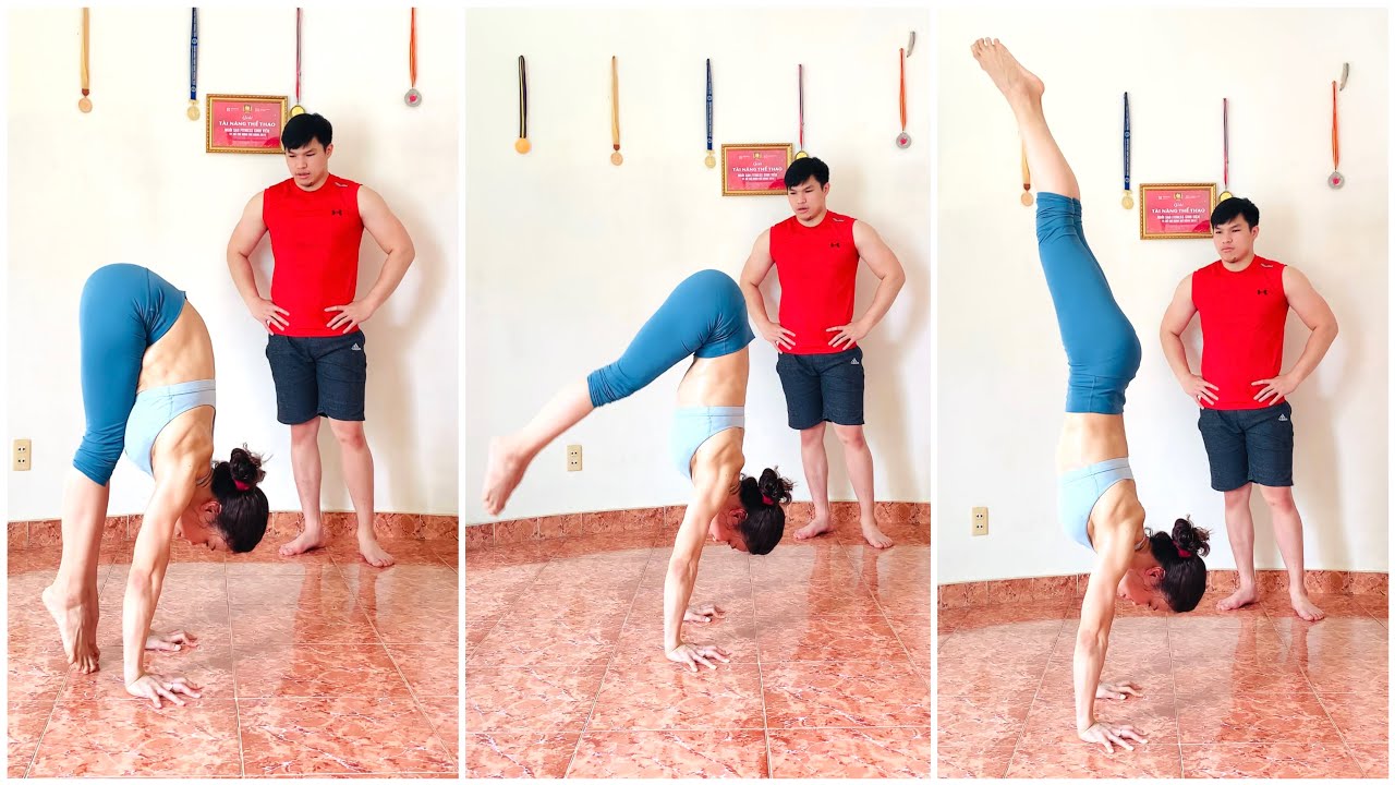 Straight Arm Pike Press To Handstand | Rút Lên Trồng Chuối Thẳng Tay ...