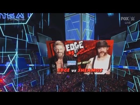 Edge vs Sheamus Smackdown 18 agosto 2023 - YouTube