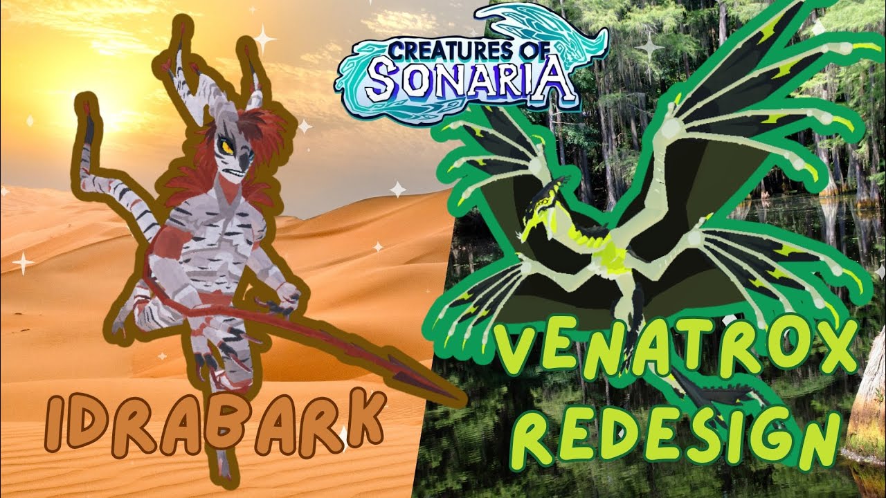 New Monthly Creature | Venatrox Redesign - Creatures of Sonaria - YouTube