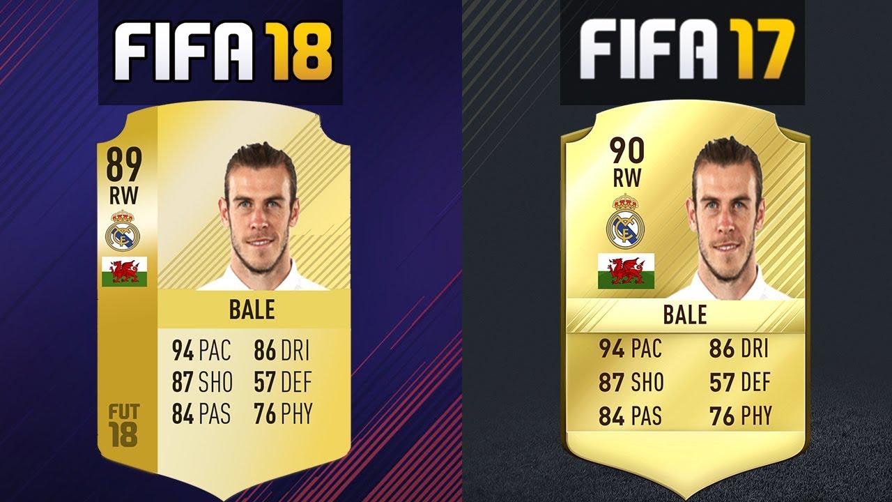 FIFA 18 OFFICIAL RATINGS VS FIFA 17 RATINGS (COMPARISON) FIFA 18 ...
