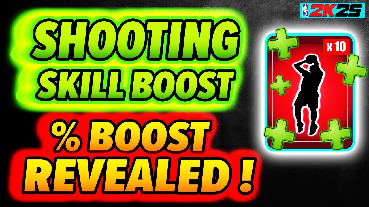 FINALLY!: % BOOST of Shooting Skill Boost Revealed on NBA 2K25 - YouTube