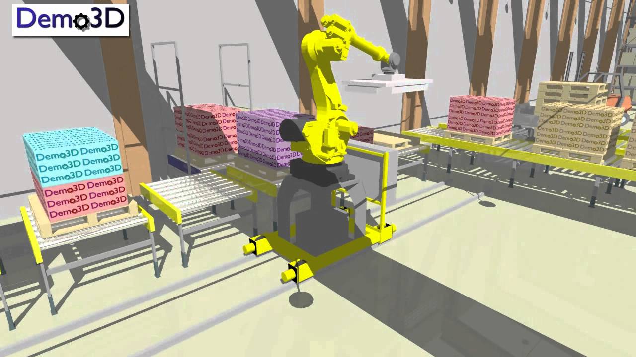 Demo3D Robot on Rails - YouTube