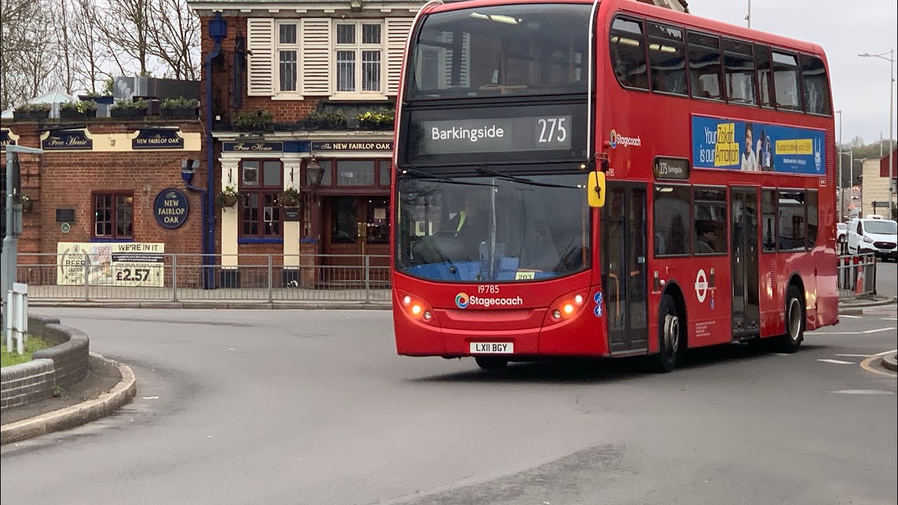 London Buses at Fullwell Cross Roundabout(Barkingside)(2/4/23) - YouTube