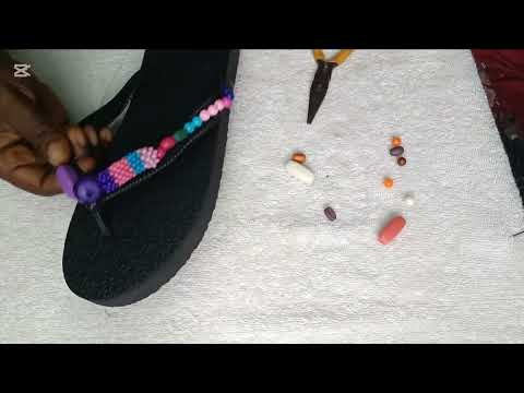 How to make bead slippers - YouTube